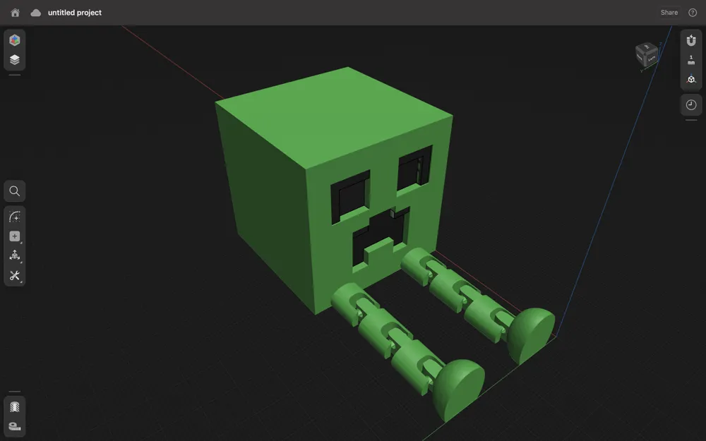 creeper block buddy! by 3DTLimeMakerWorld: Download Free 3D Models