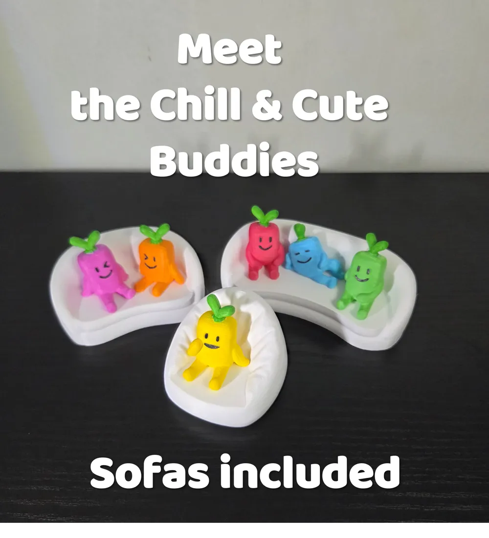 Meet the Cute & Chill Buddies - Muddy Buddy by Andrew_K MakerWorld ...
