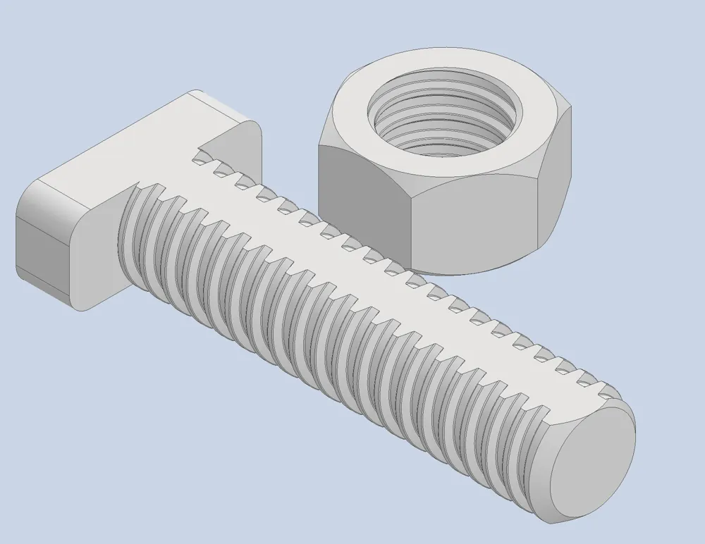 Screw and Nut by Eirikrson MakerWorld: Download Free 3D Models