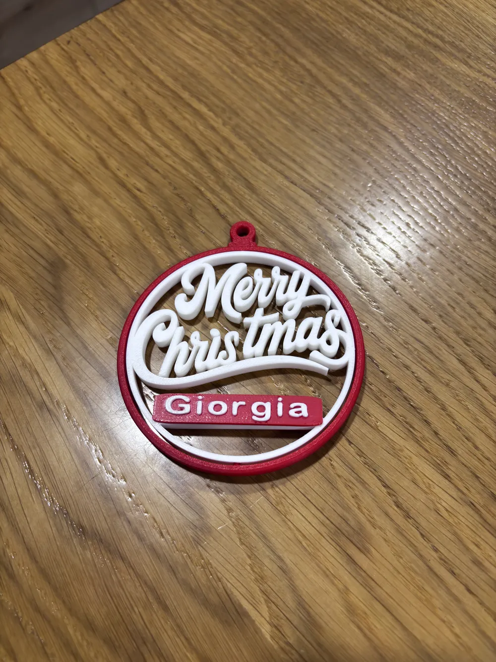 Christmas Ornament customizable - Free 3D Print Model - MakerWorld