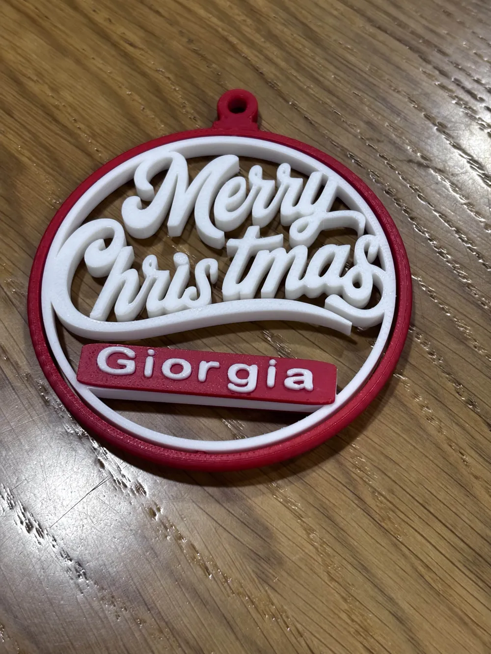 Christmas Ornament customizable - Free 3D Print Model - MakerWorld