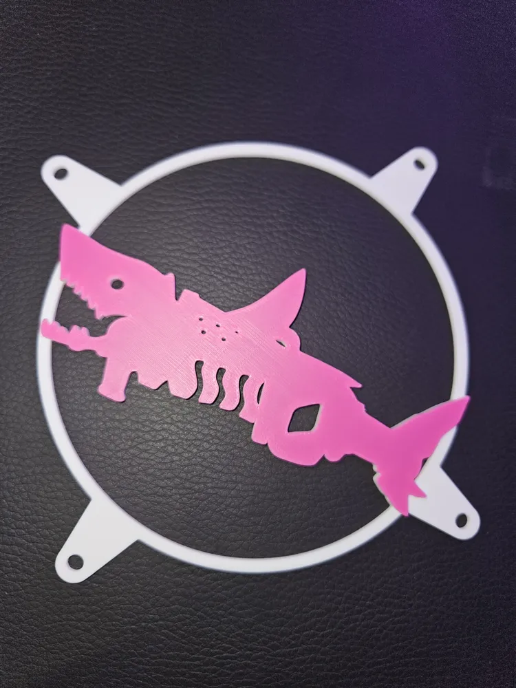 Arcane Jinx Fishbones 120mm Fan Shroud by Wicked Layers MakerWorld ...