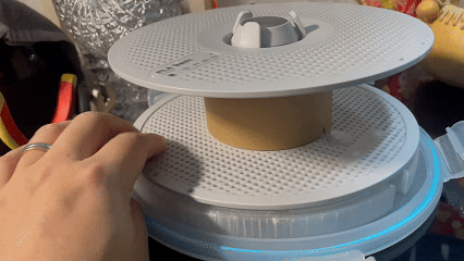 Circular Filament Spool Holder, AMS-lite Enclosure, Two-Piece Circular ...