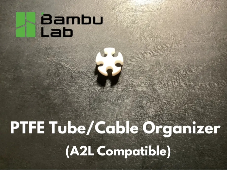 PTFE Tube/Cable Clip/Organizer (A1 & A2 Series) - Free 3D Print Model ...