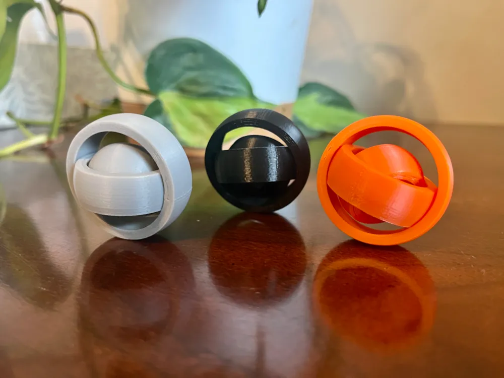 Gyroscopic Fidget Spinner - Free 3D Print Model - MakerWorld