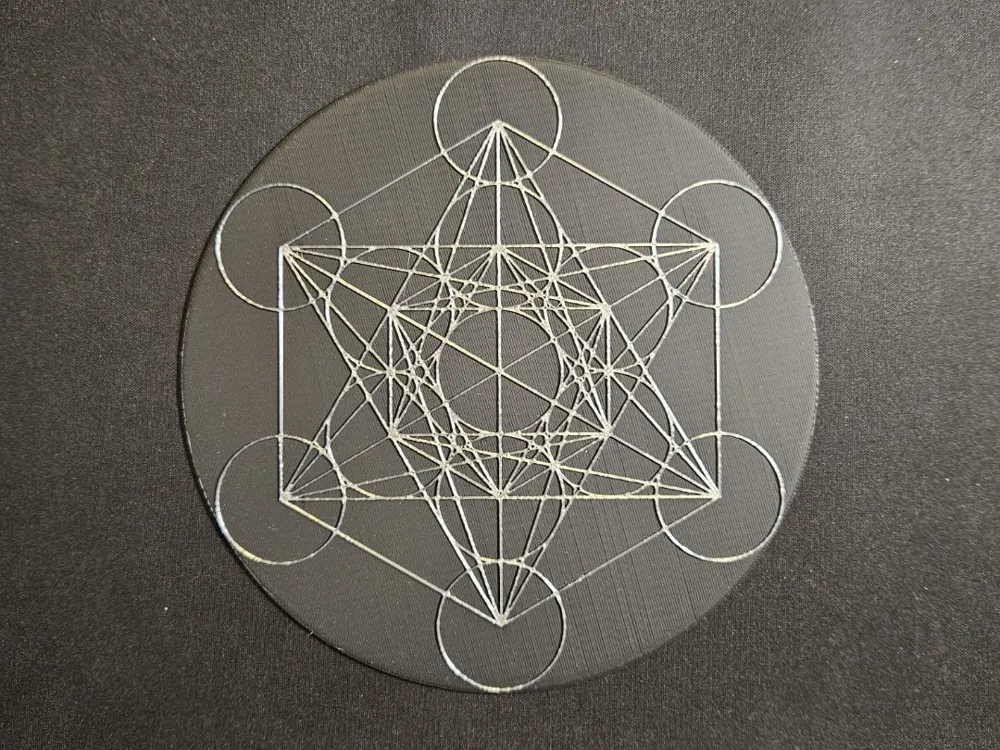 Metatron’s Cube Dual-Color Medallion by Oneshotblu MakerWorld: Download ...