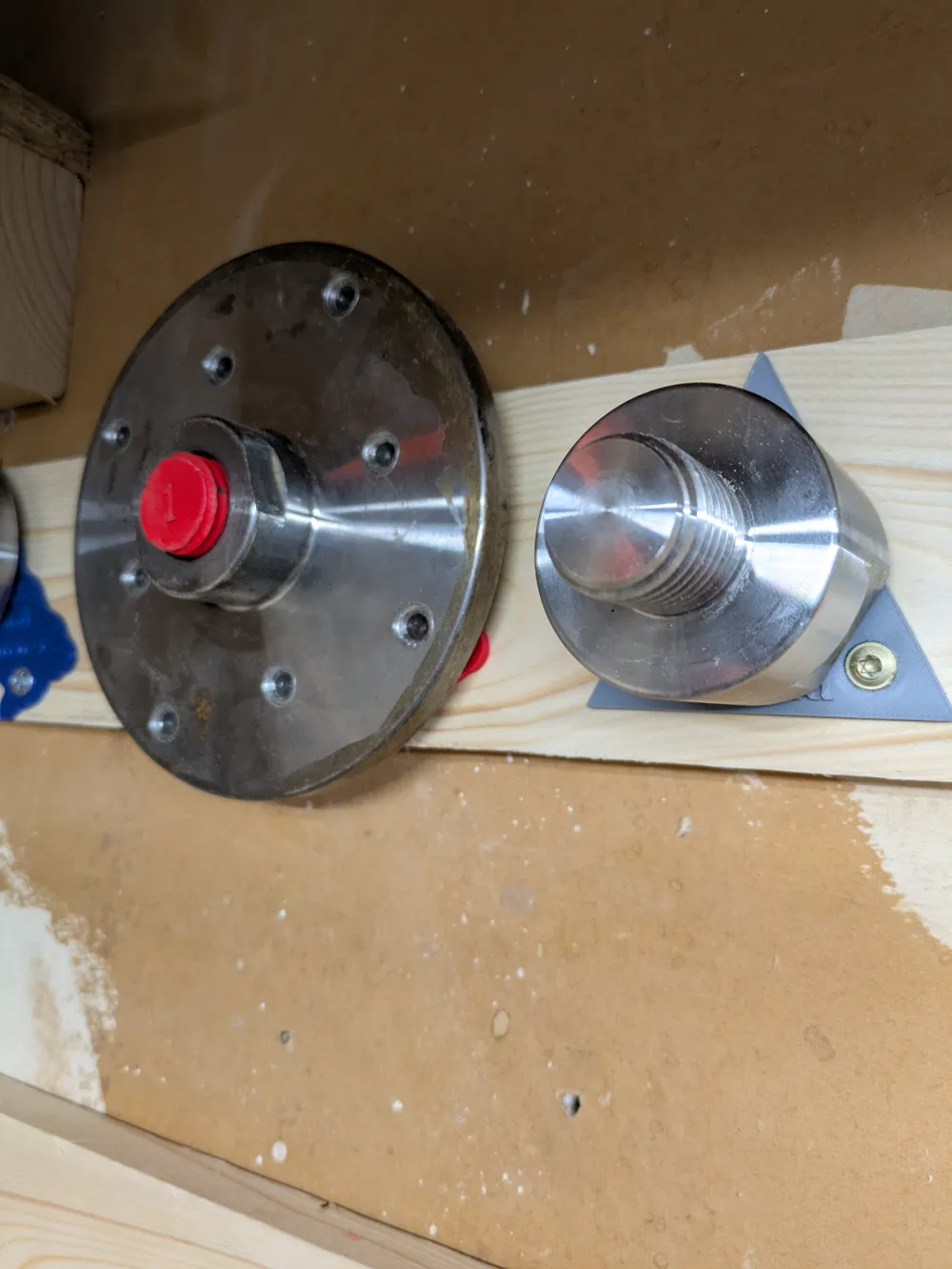 Lathe chuck and faceplate threaded wall mount by Bodie Designs ...