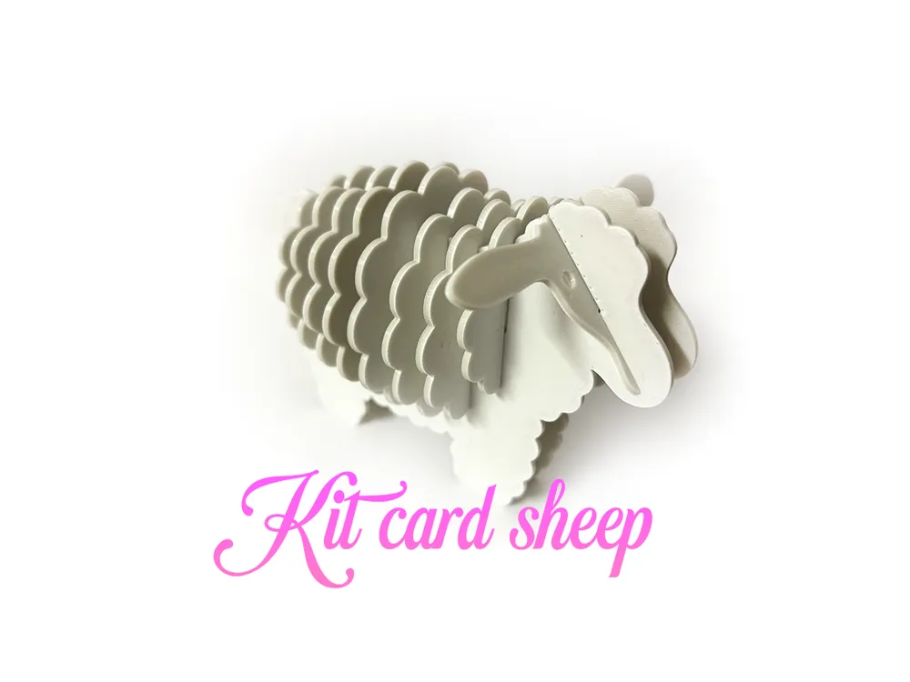 Kit card sheep by SamActivity - MakerWorld