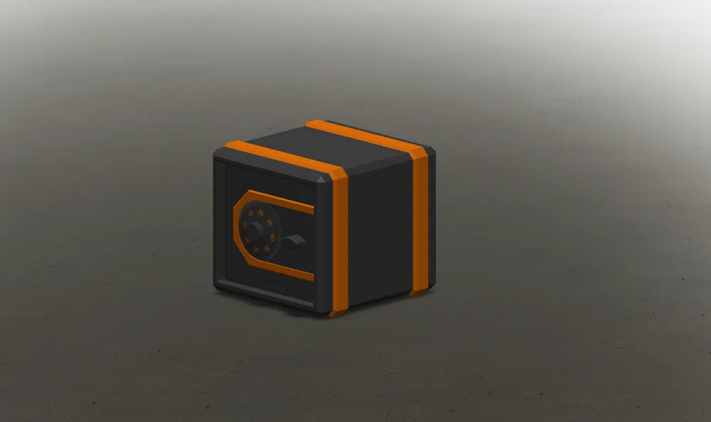 Small Vault (4 numbers combination) - Free 3D Print Model - MakerWorld