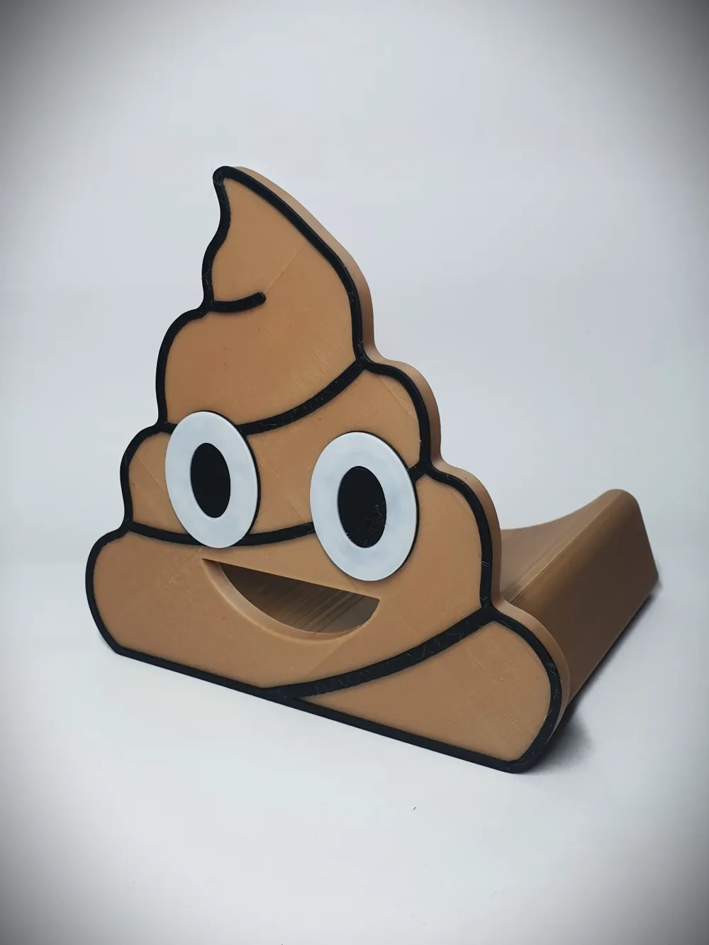Poop Emoji Toilet Paper Stand Holder - NO AMS! by Pioterzero - MakerWorld