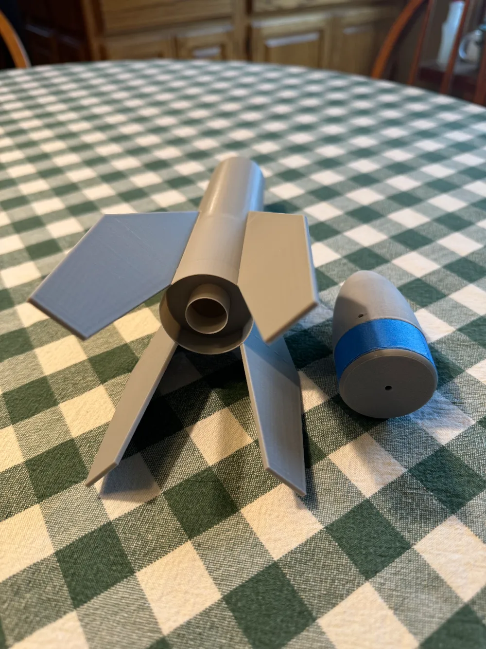 Baby Bertha flying model rocket by G Steven - MakerWorld