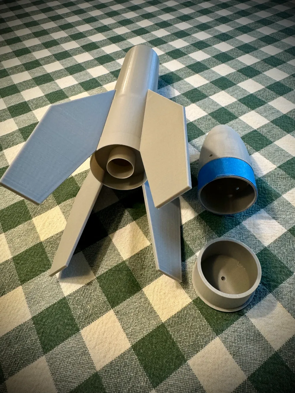 Baby Bertha flying model rocket by G Steven - MakerWorld