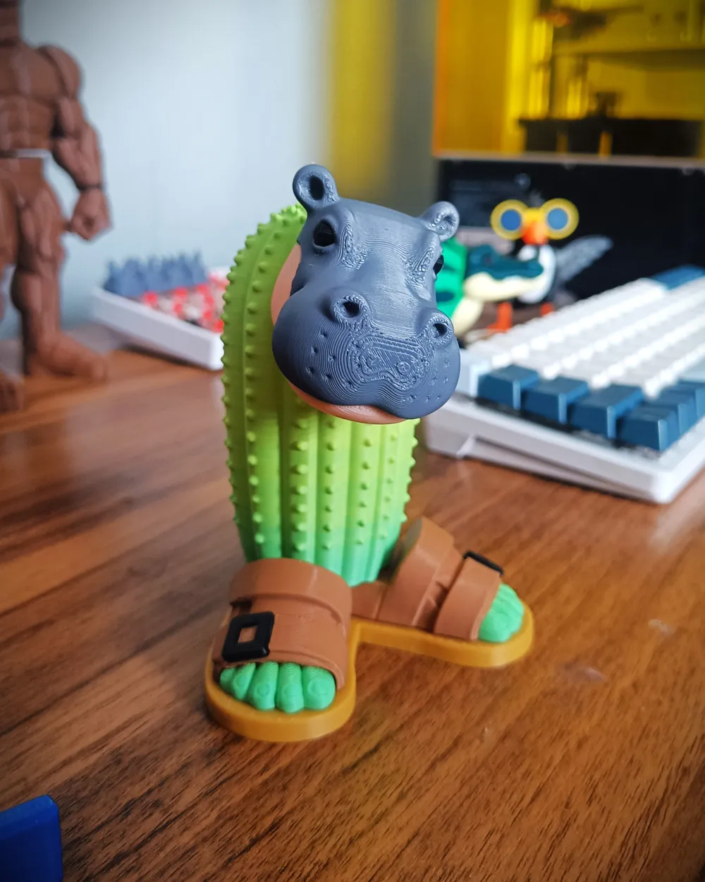 IL Cacto Hipopotamo Articulated toy by Hiko 3D MakerWorld: Download ...