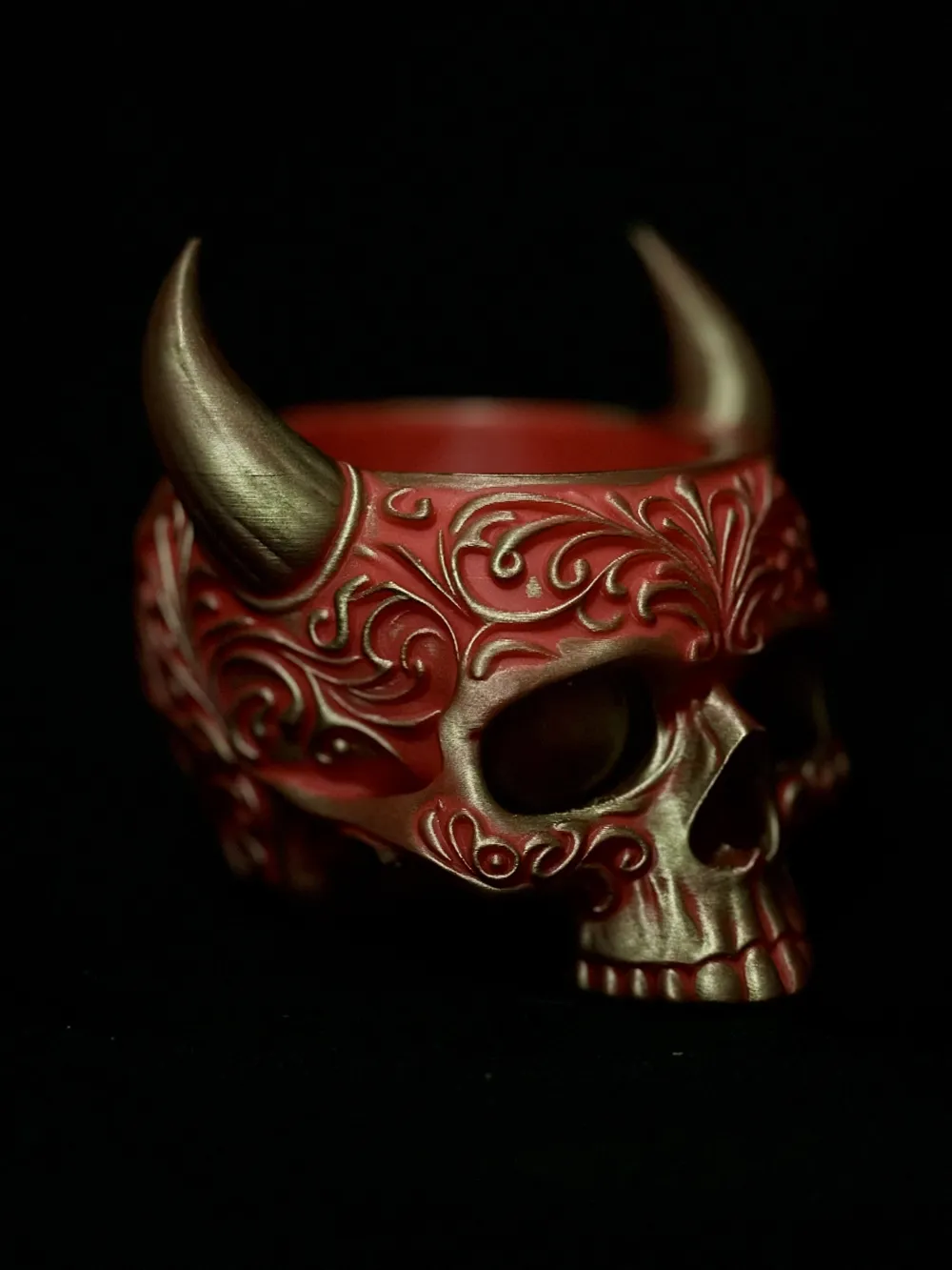 Devil Sugar Skull Candy Bowl by slimshezy MakerWorld: Download Free 3D Models