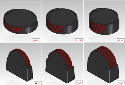 Coasters 3d print model download - MakerWorld