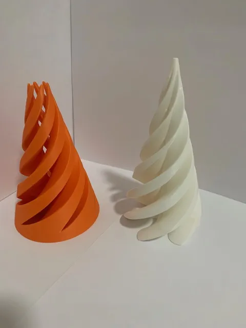 jumbo (big) Spiral Fidget cone - Free 3D Print Model - MakerWorld