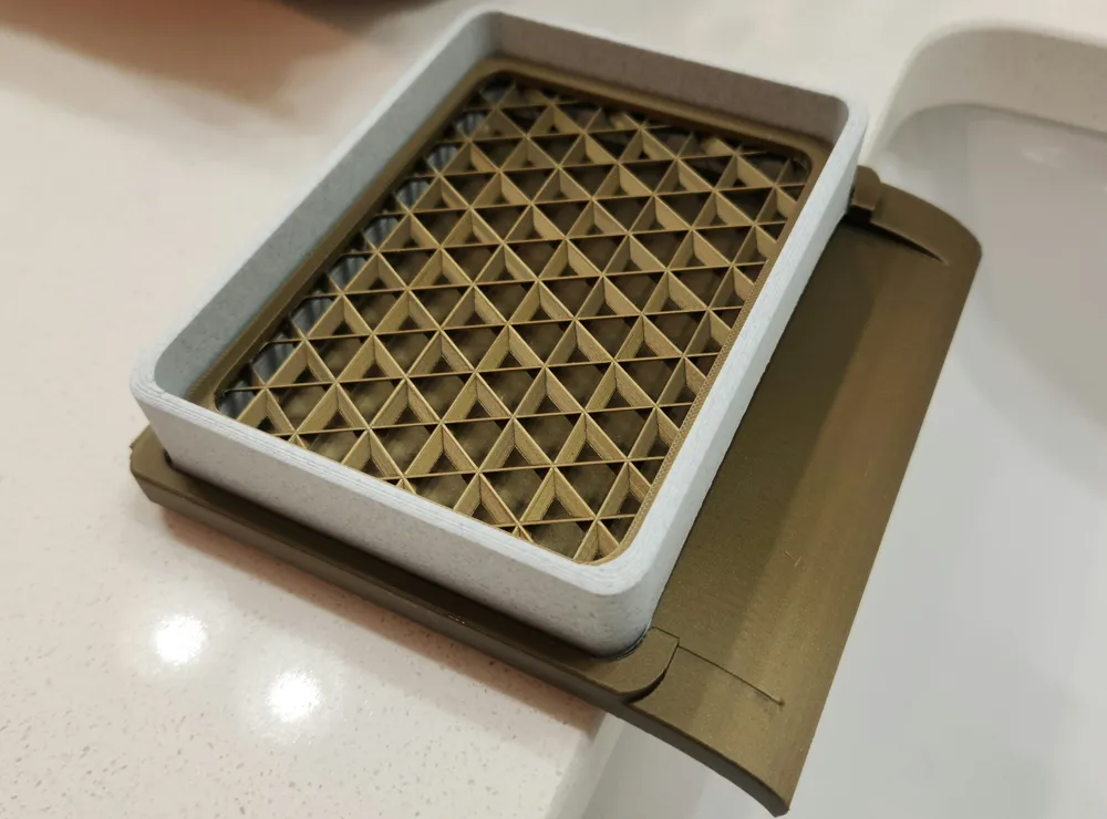 Soap/Sponge Dish with Changeable Inserts by OminousFyxen3D - MakerWorld
