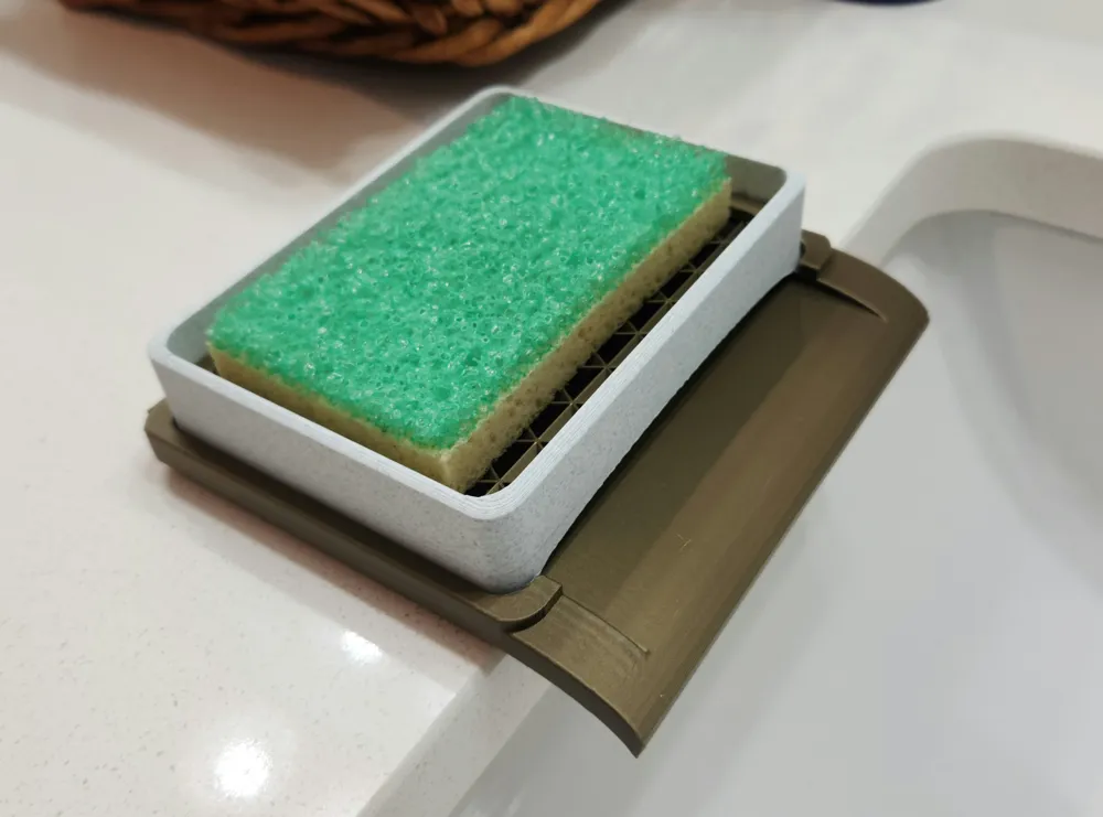 Soap/Sponge Dish with Changeable Inserts by OminousFyxen3D - MakerWorld