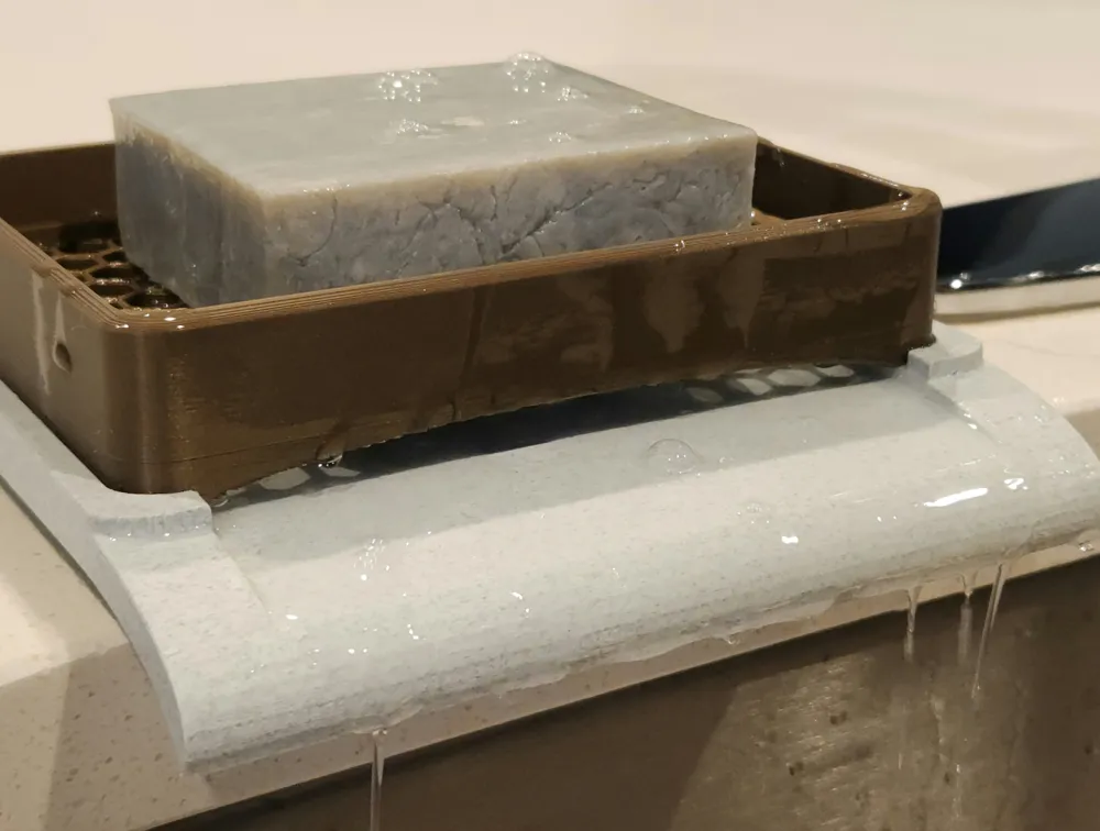 Soap/Sponge Dish with Changeable Inserts by OminousFyxen3D - MakerWorld