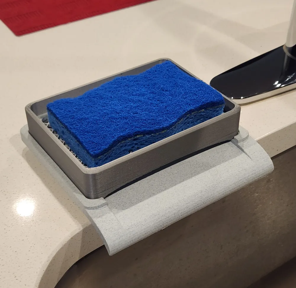 Soap/Sponge Dish with Changeable Inserts by OminousFyxen3D - MakerWorld