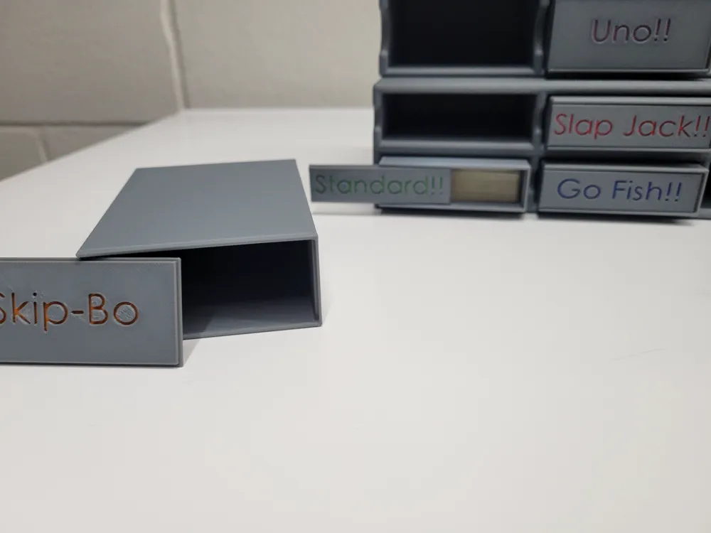 Playing Card Storage System by Speedy06 - MakerWorld