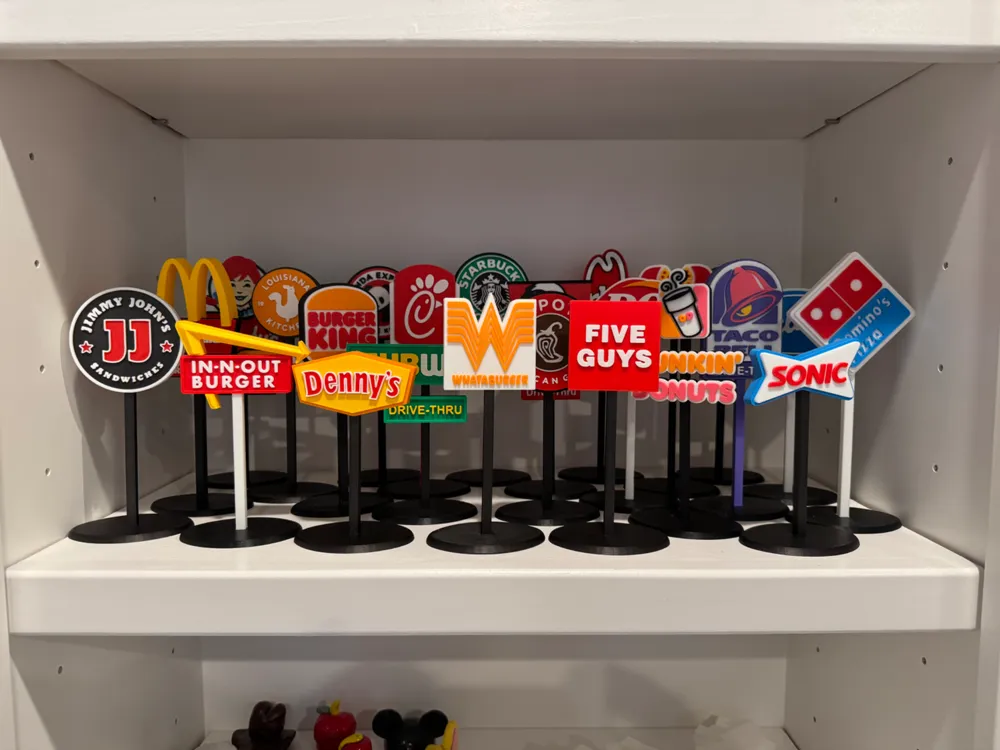 Whataburger Sign by 3D Print Creative Endeavors - MakerWorld
