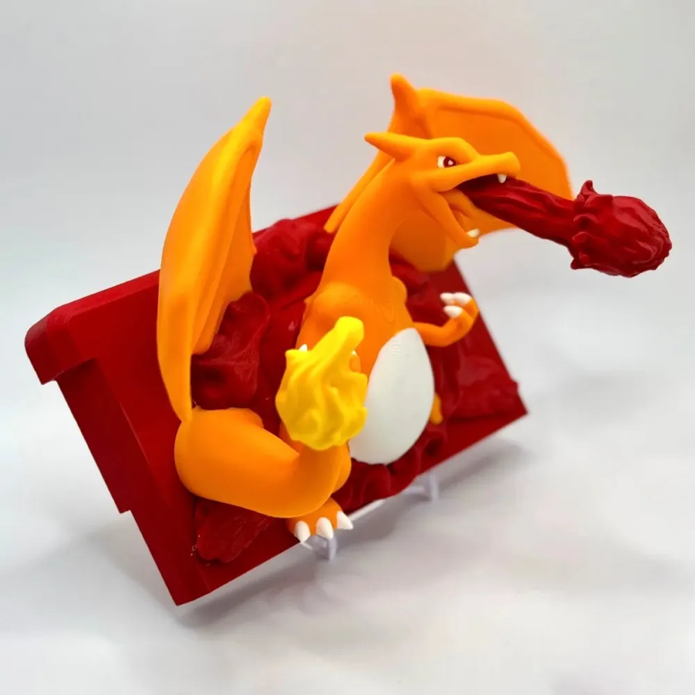 Charizard Pokemon Fire Red Game Boy Cartridge by Nostalgic 3D ...