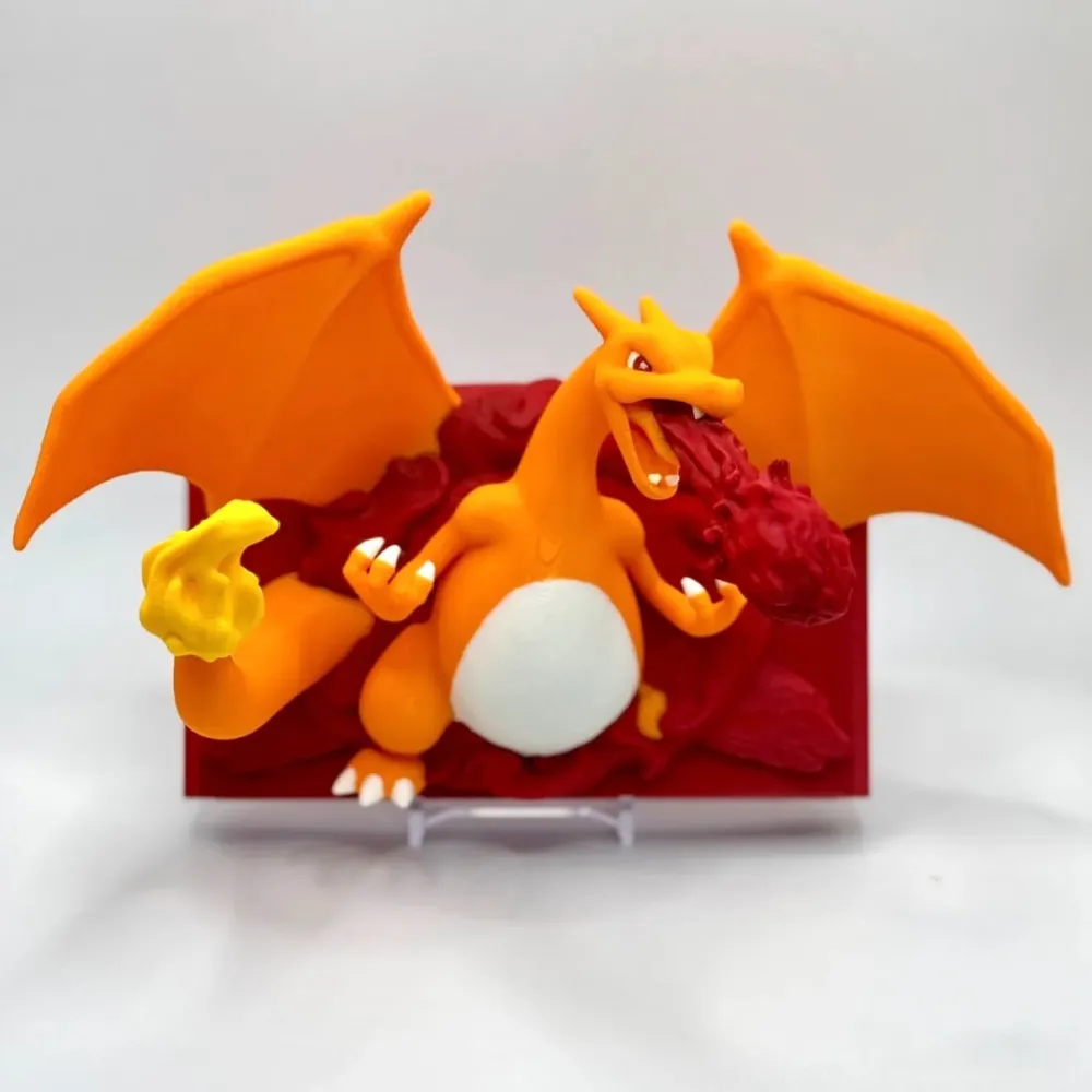 Charizard Pokemon Fire Red Game Boy Cartridge by Nostalgic 3D ...