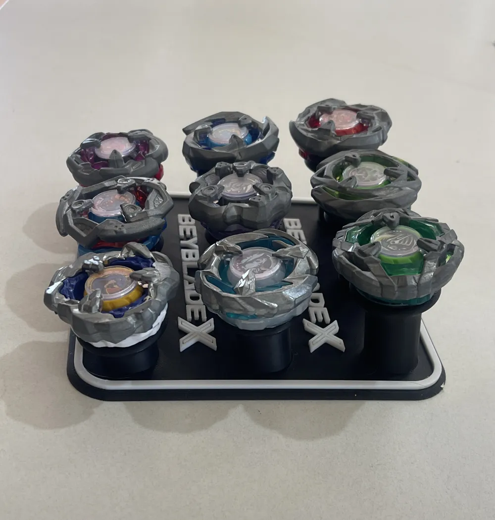 Beyblade X Display Stand (holds 9) by DarkLinkMakerWorld: Download Free ...