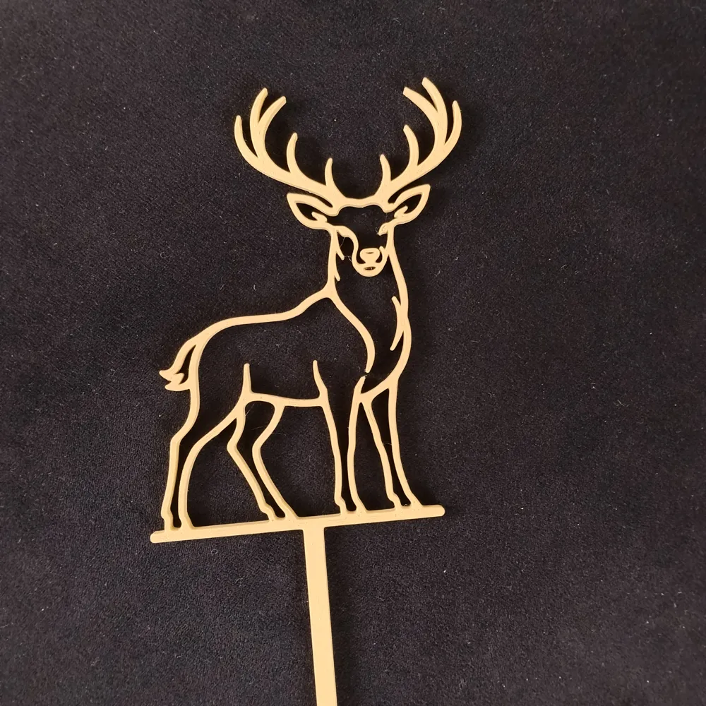 Nature Topper #04 - Deer - Free 3D Print Model - MakerWorld