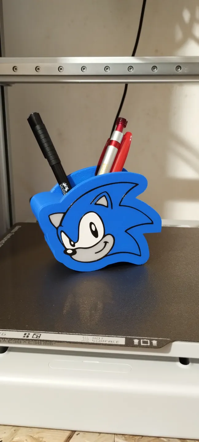 Sonic Pen Holder by valsoa79 - MakerWorld