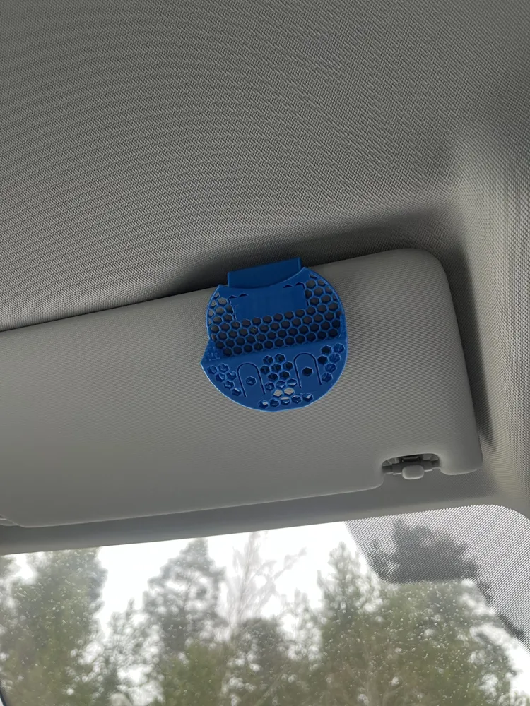Zyn Snuff/Snus Can Holder - Car Visor Edition - Free 3D Print Model ...