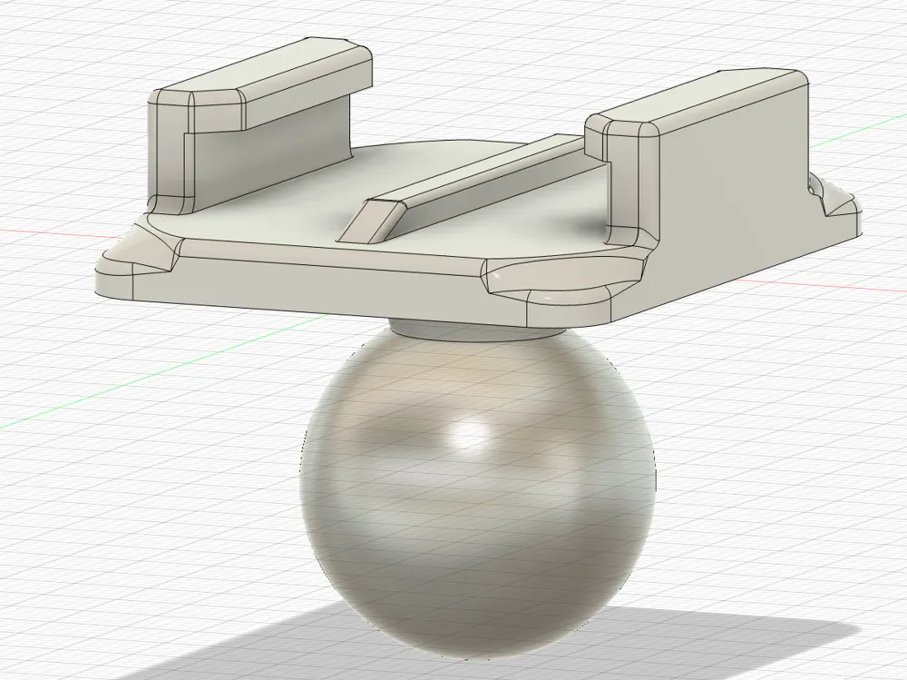 GoPro Slide to RAM - Free 3D Print Model - MakerWorld