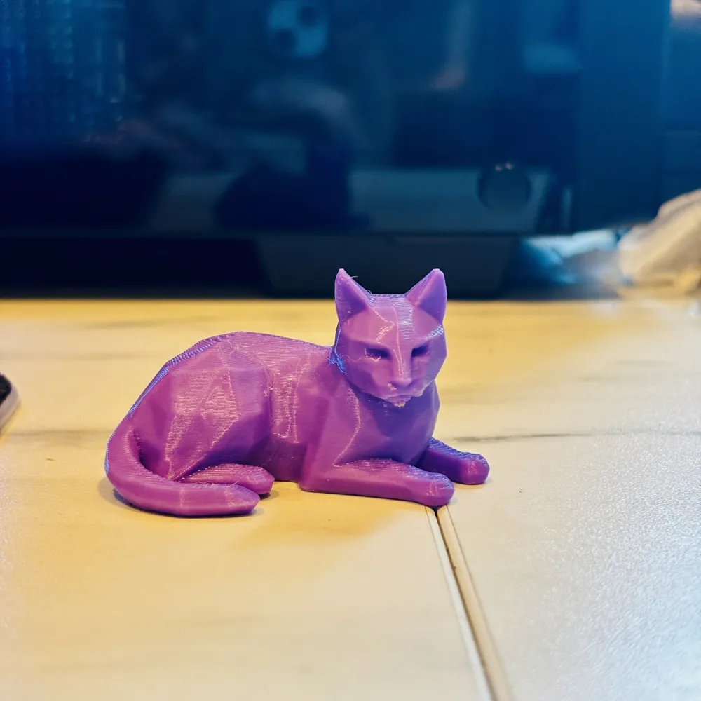 cat lying down - Free 3D Print Model - MakerWorld