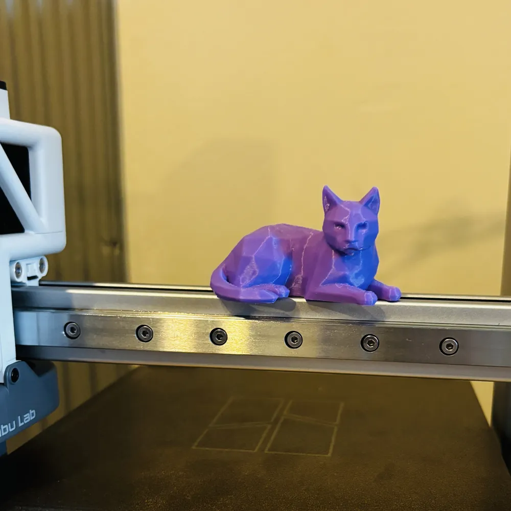 cat lying down - Free 3D Print Model - MakerWorld
