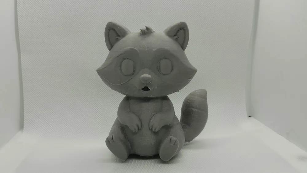 Cute Cartoon Raccoon - Cartoon Zoo - Free 3D Print Model - MakerWorld