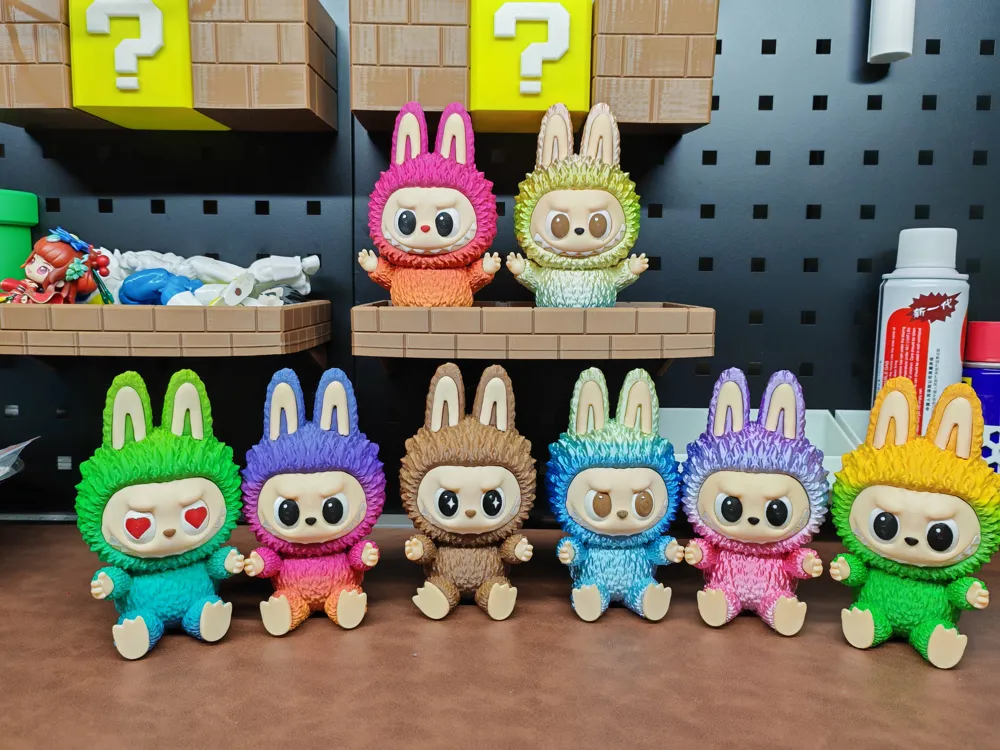 Fiesta de Labubu sentado - ojos giratorios móviles (sin AMS) por ๖M๖ ...