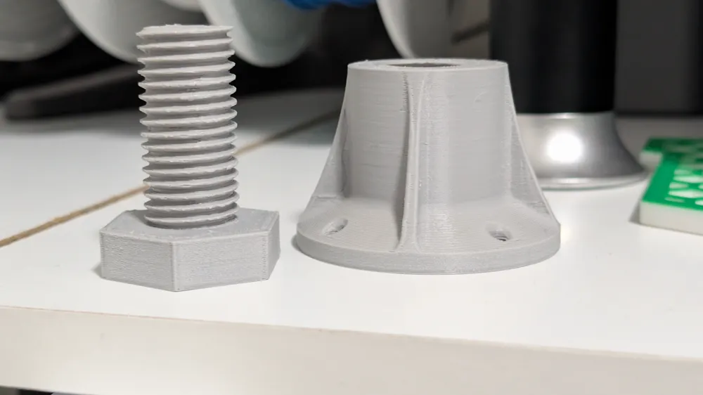Heavy duty adjustable screw-on foot by M3D WORKS MakerWorld: Download ...