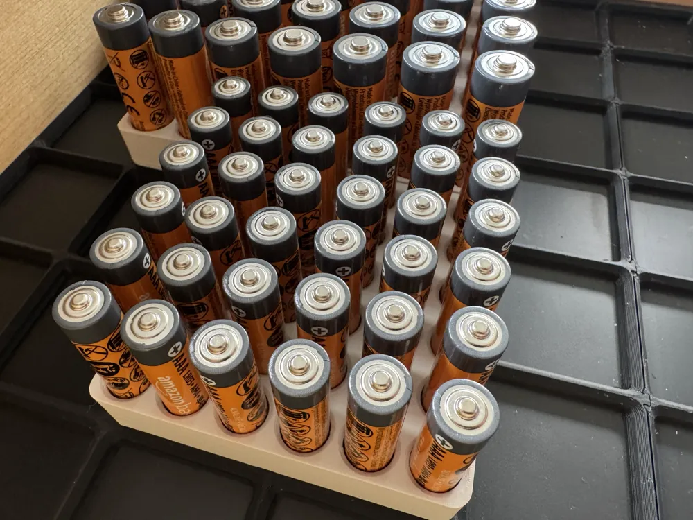 Parametric Gridfinity Battery Bin by csoups MakerWorld: Download Free ...
