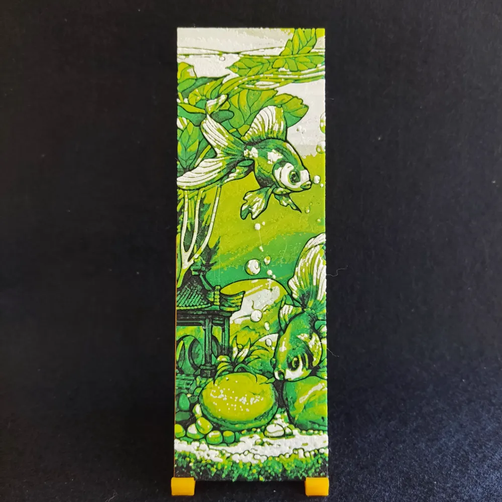 Japanese Fish Bookmark Hueforge by FSE - MakerWorld