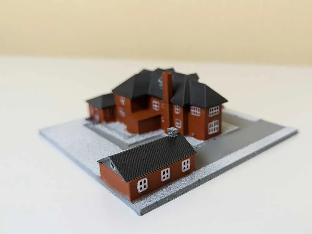 Home Alone House micro scale diorama - Free 3D Print Model - MakerWorld