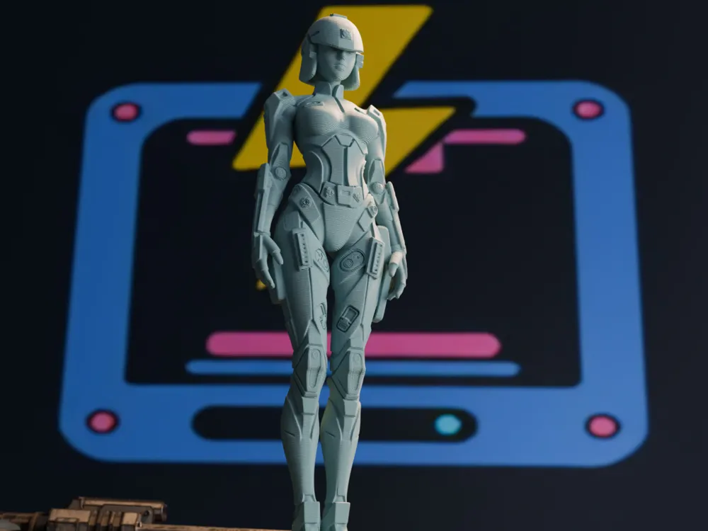 Sakura -Mecha Girls by TheLightning MakerWorld: Download Free 3D Models