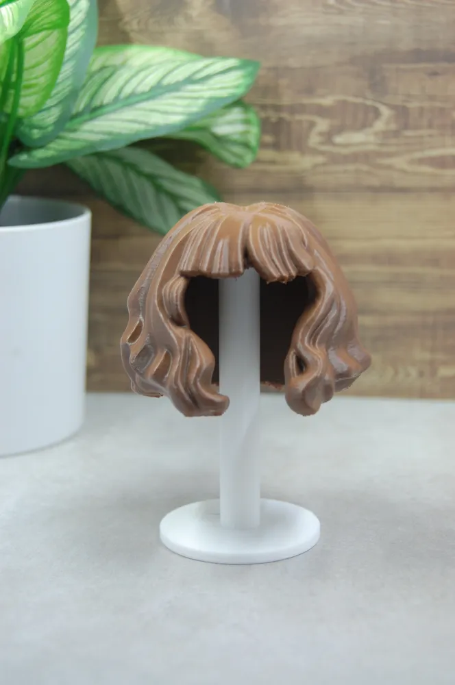 500% Brick Hairstyle - Wavy Bob - Free 3D Print Model - MakerWorld