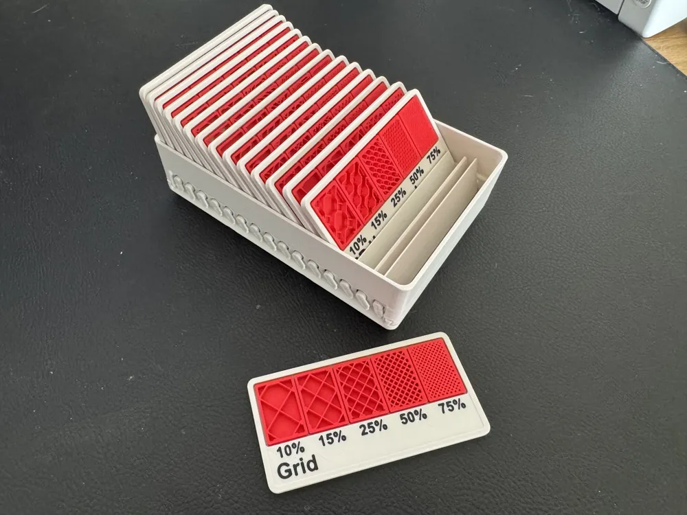 Gridfinity Infill Swatch - flip / index storage - Free 3D Print Model ...