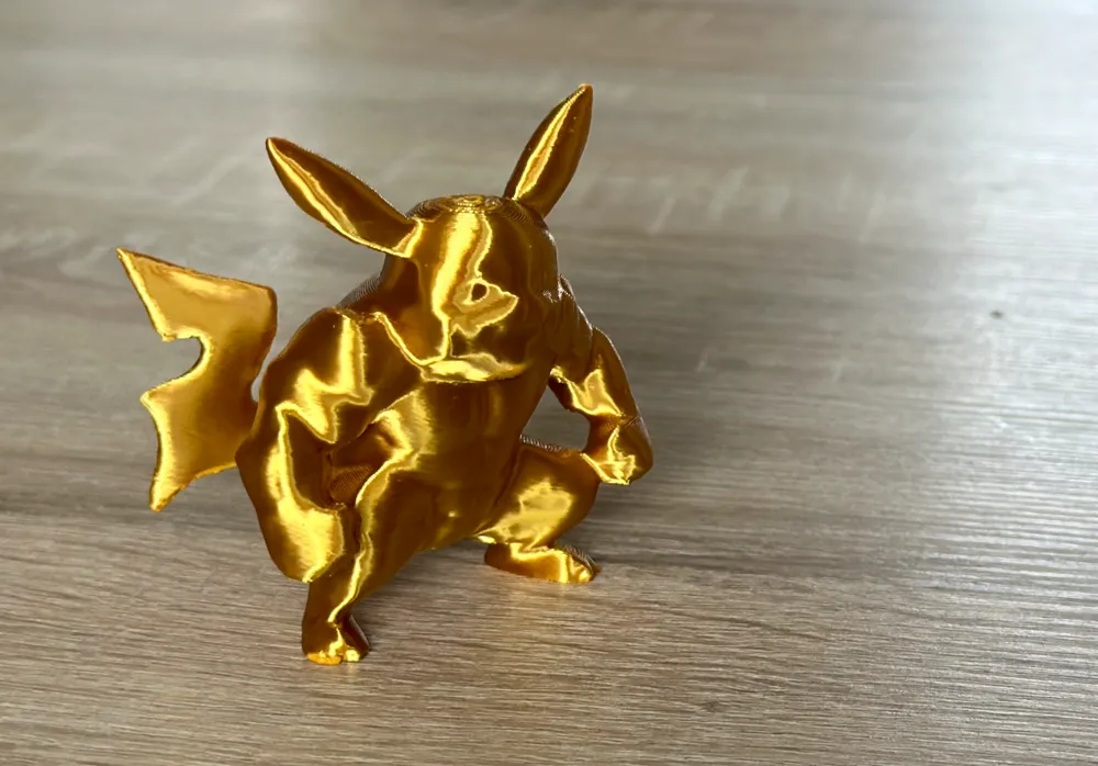 Angry muscular Pokemon Pikachu 3D model by 3Dcrabi - MakerWorld
