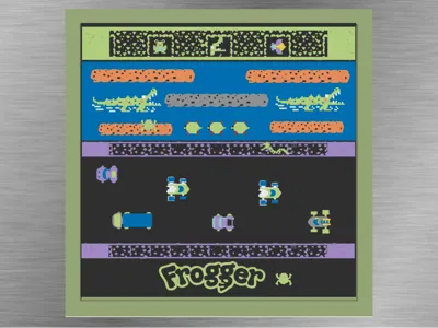 Frogger Arcade Game Space 140 x 140MM by Ingenium MakerWorld: Download ...