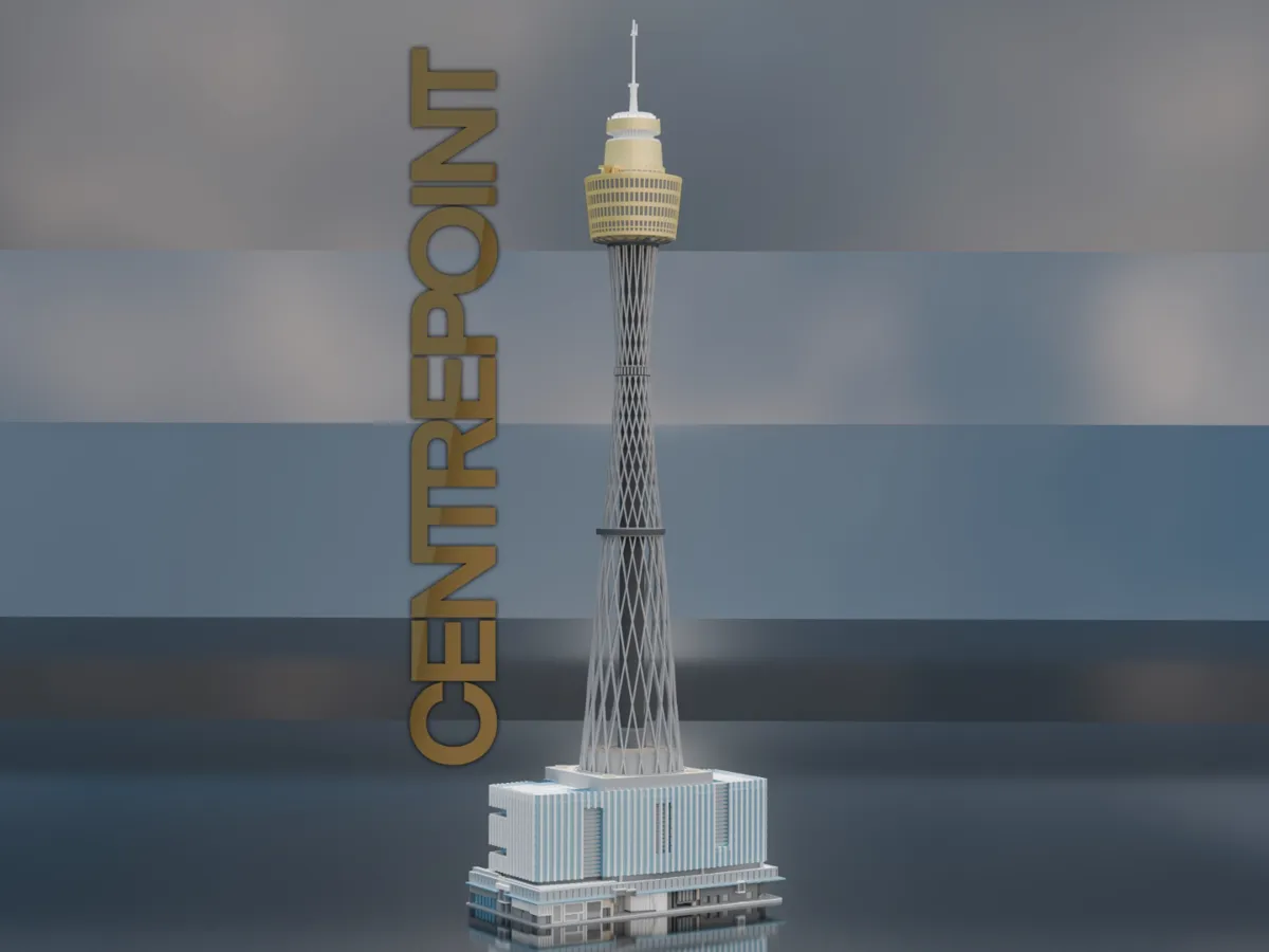 Centrepoint Tower Sydney / Sydney Tower Eye - Free 3D Print Model ...