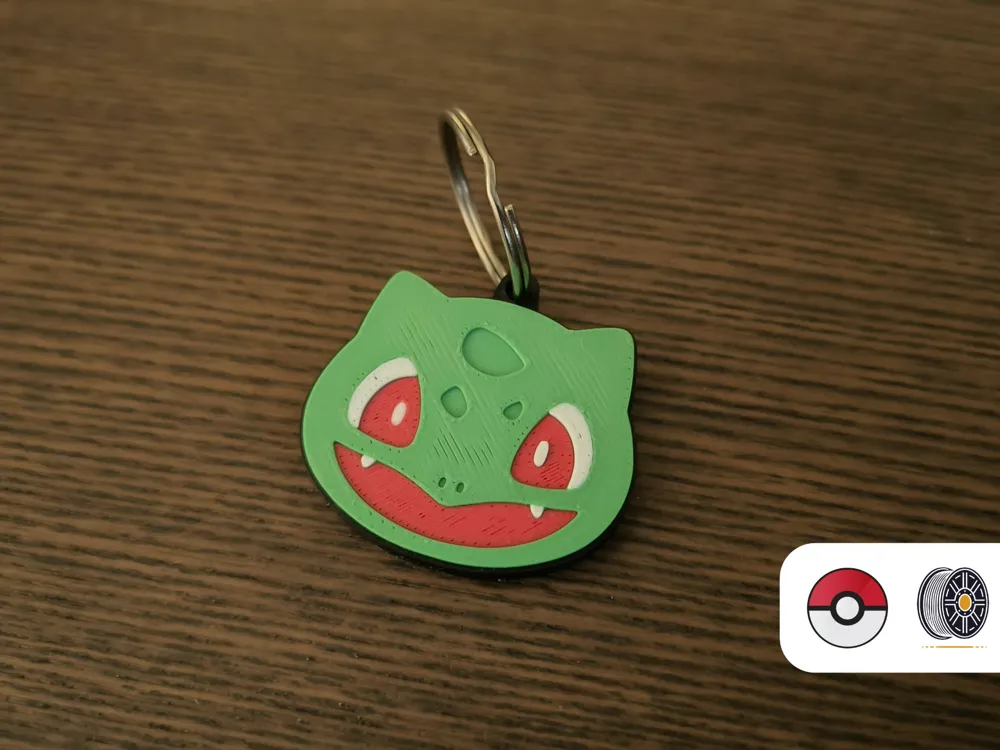 Bulbasaur | Pokemon Keychain Series by Mike.stl MakerWorld: Download ...