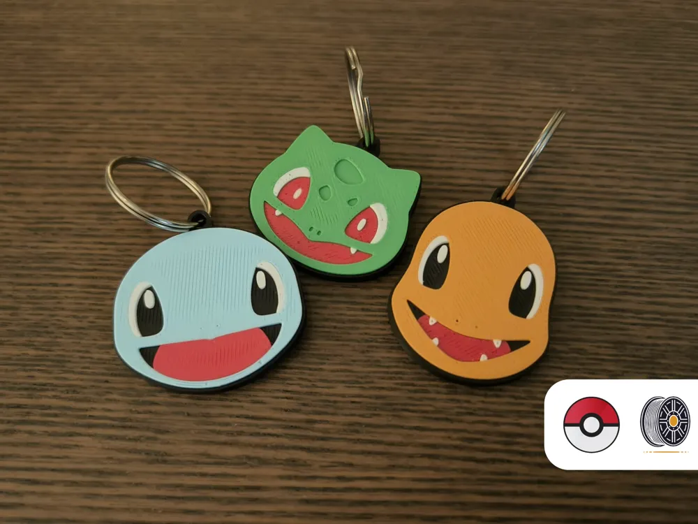 Bulbasaur | Pokemon Keychain Series by Mike.stl MakerWorld: Download ...
