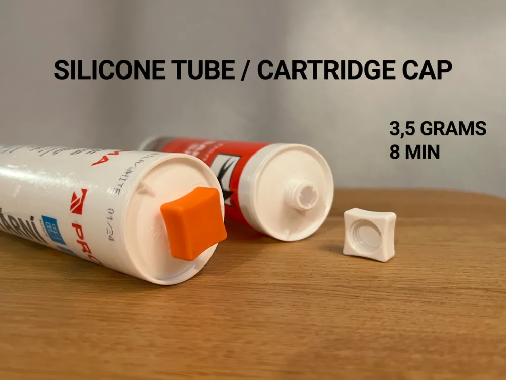 Silicone Tube / Cartridge Cap by fifindr - MakerWorld